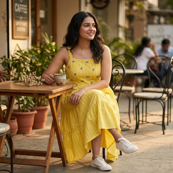 Frocks for Women | Cotton, Casual & Party Wear Frocks – Akruti Collections