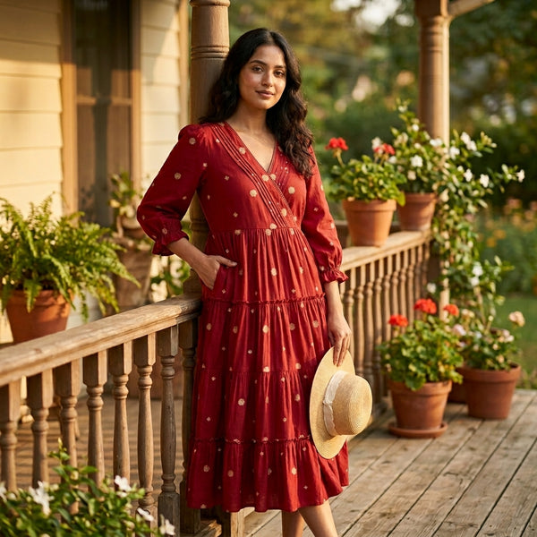 Frocks for Women | Cotton, Casual & Party Wear Frocks – Akruti Collections
