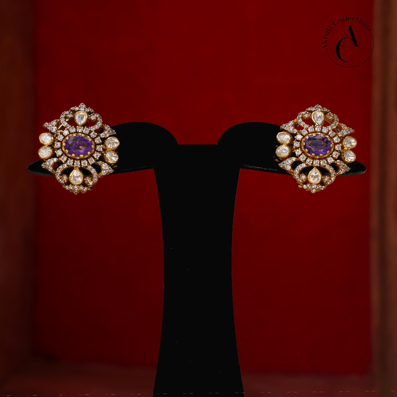 SL54 - Silver Studs – Akruti Collections