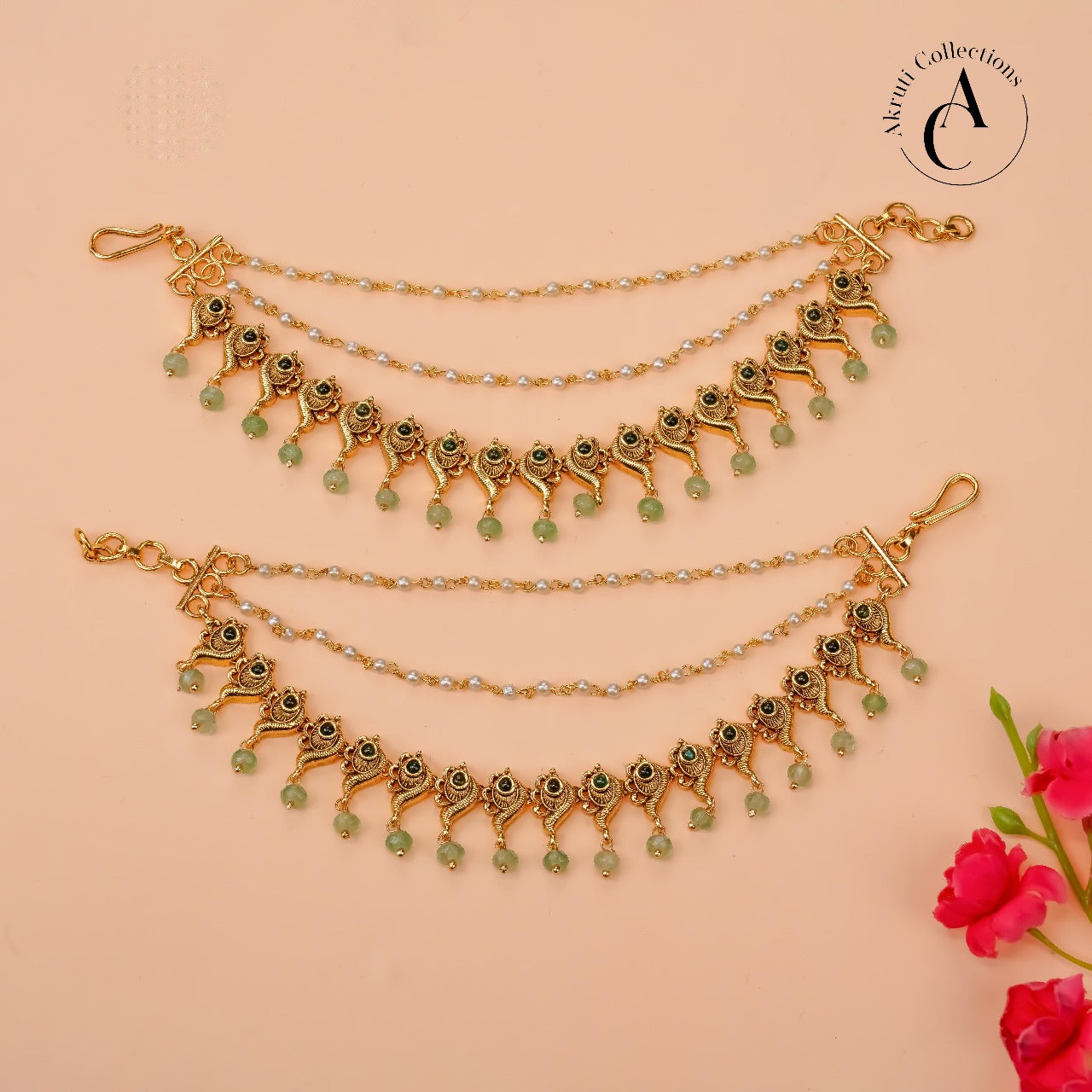 EC6 - Ear Chains – Akruti Collections