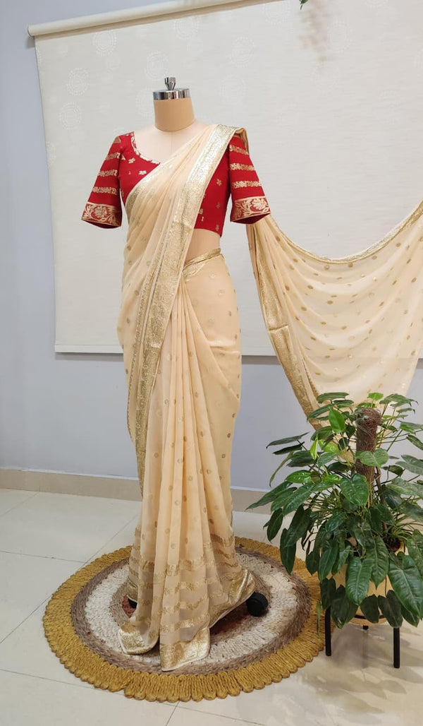 Georgette Saree Collection | Printed, Party Wear & Fancy Sarees ...