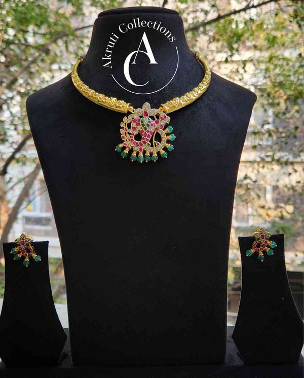 Antique Necklace Sets | Indian Necklace & Earrings Sets USA – Akruti ...
